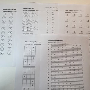 Math Worksheets Printable With Addition and Subtraction. Educational ...