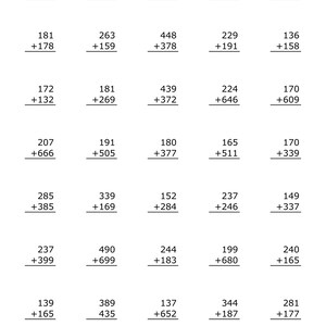 Math Worksheets Printable With Addition and Subtraction. Educational ...