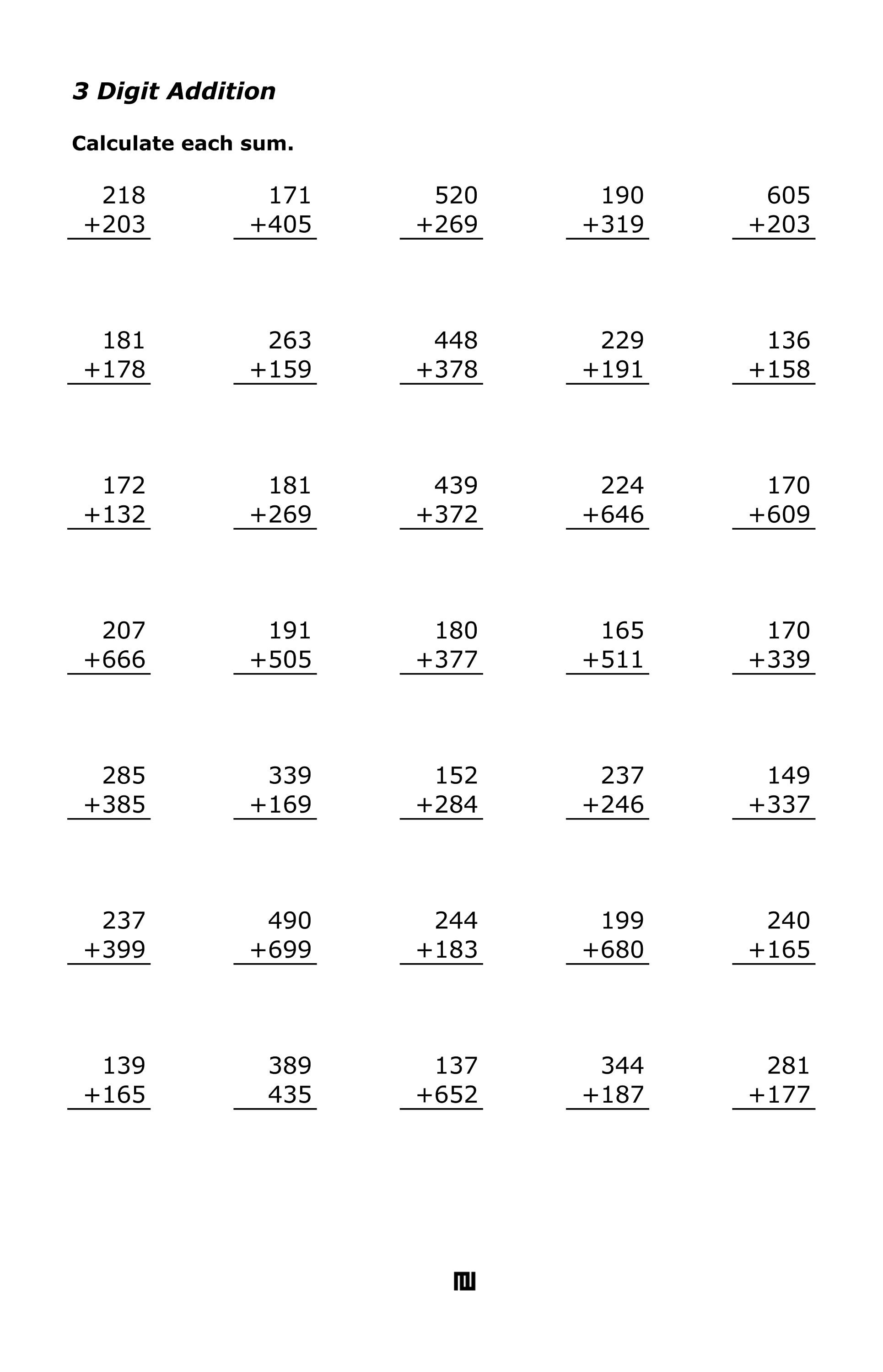 Math Worksheets Printable With Addition and Subtraction. Educational ...