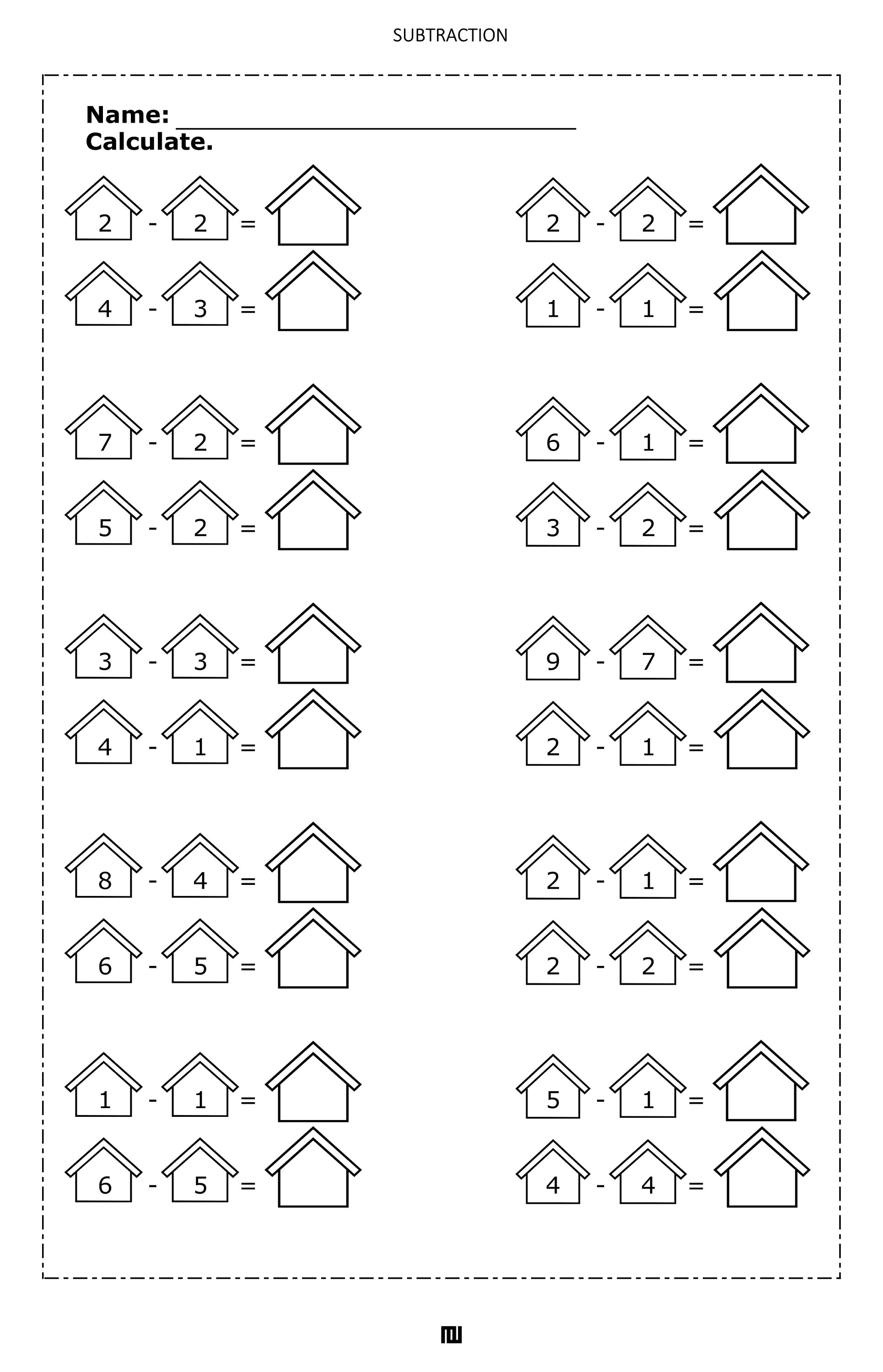Addition and Subtraction Worksheets. 1 Digit Addition. Adding and ...