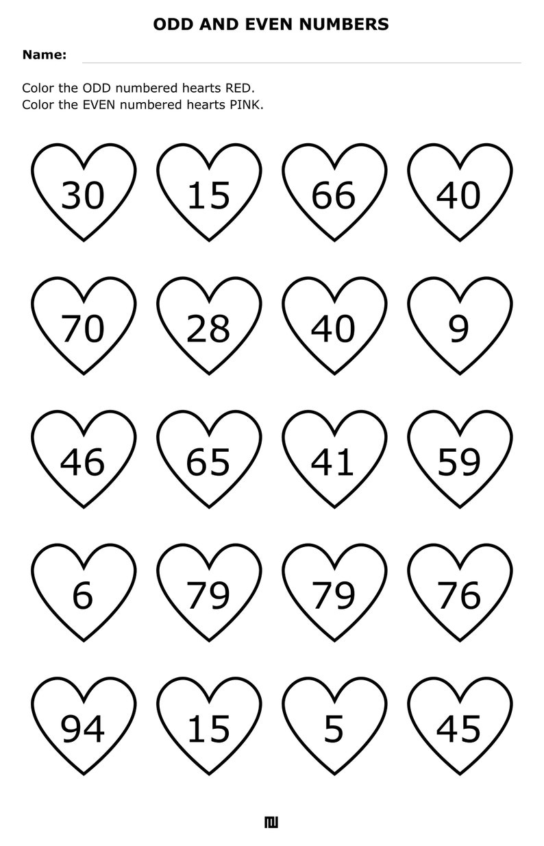 Odd Numbers and Even Numbers. Odd and Even Numbers Worksheets. Learn ...