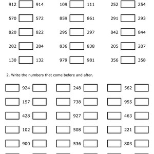 Number Neighbors Worksheets. Missing Numbers Printable Worksheets ...