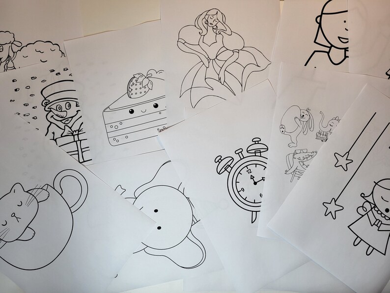 Printable Coloring Pages for Kids. 444 Pages. Assortment of Printables ...