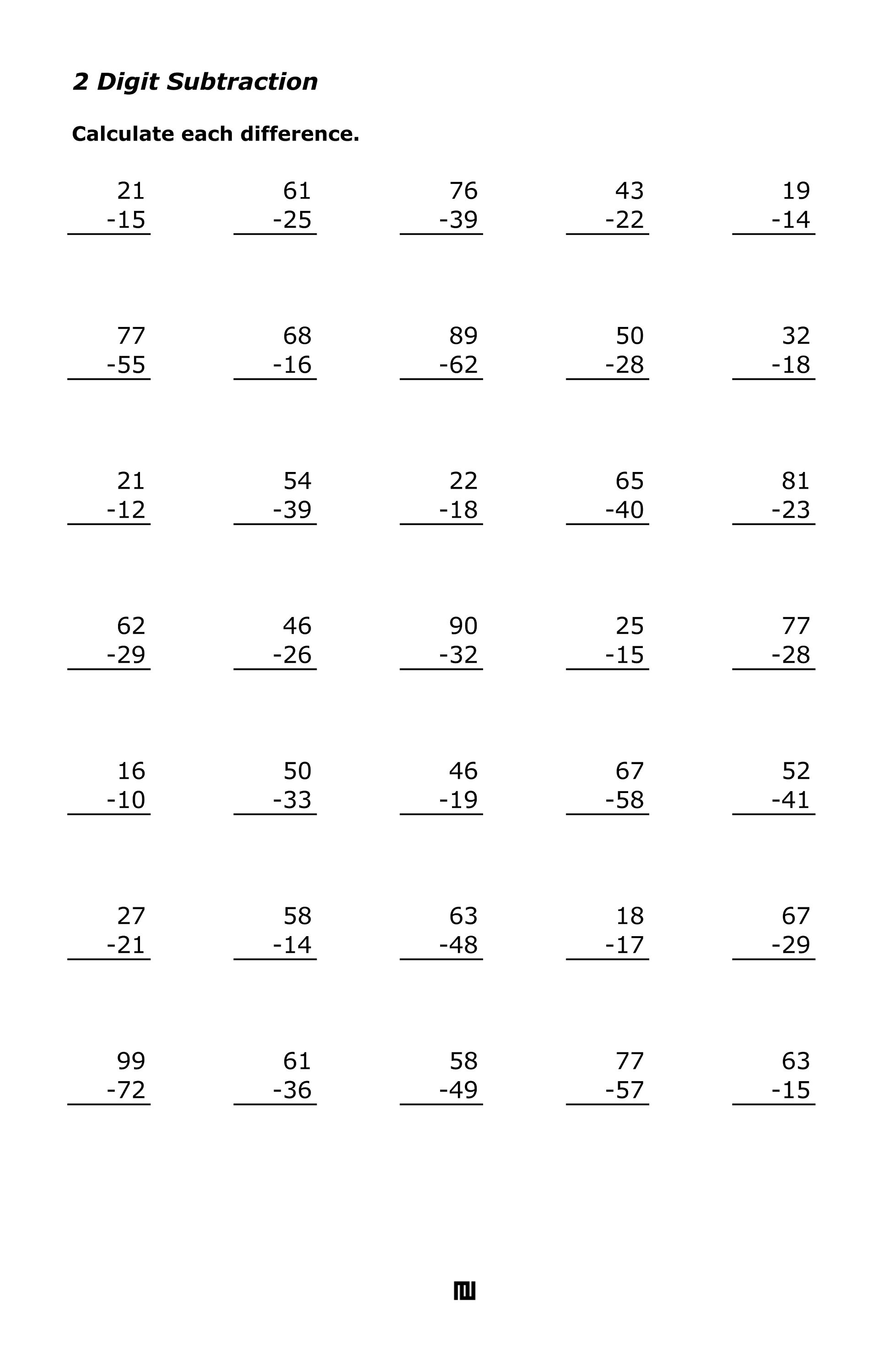 Math Worksheets Printable With Addition and Subtraction. Educational ...