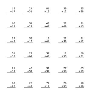 Math Worksheets Printable With Addition and Subtraction. Educational ...