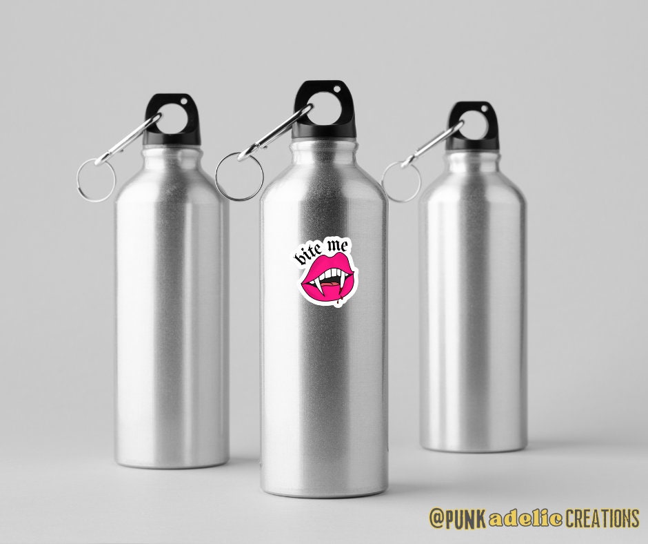 2 X 2 Bite Me Vampire Sticker for Laptop or Water Bottle - Etsy