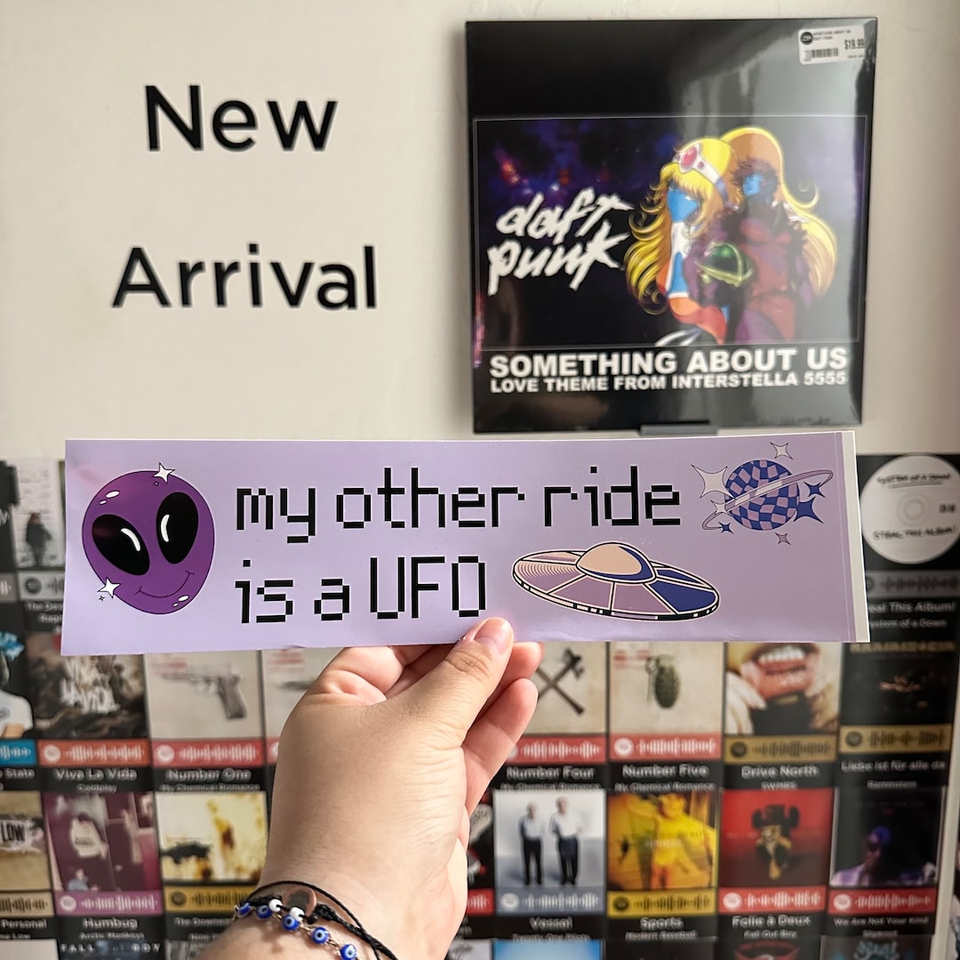 My Other Ride is a UFO Bumper Sticker, Aliens Exist, Funny Meme - Etsy