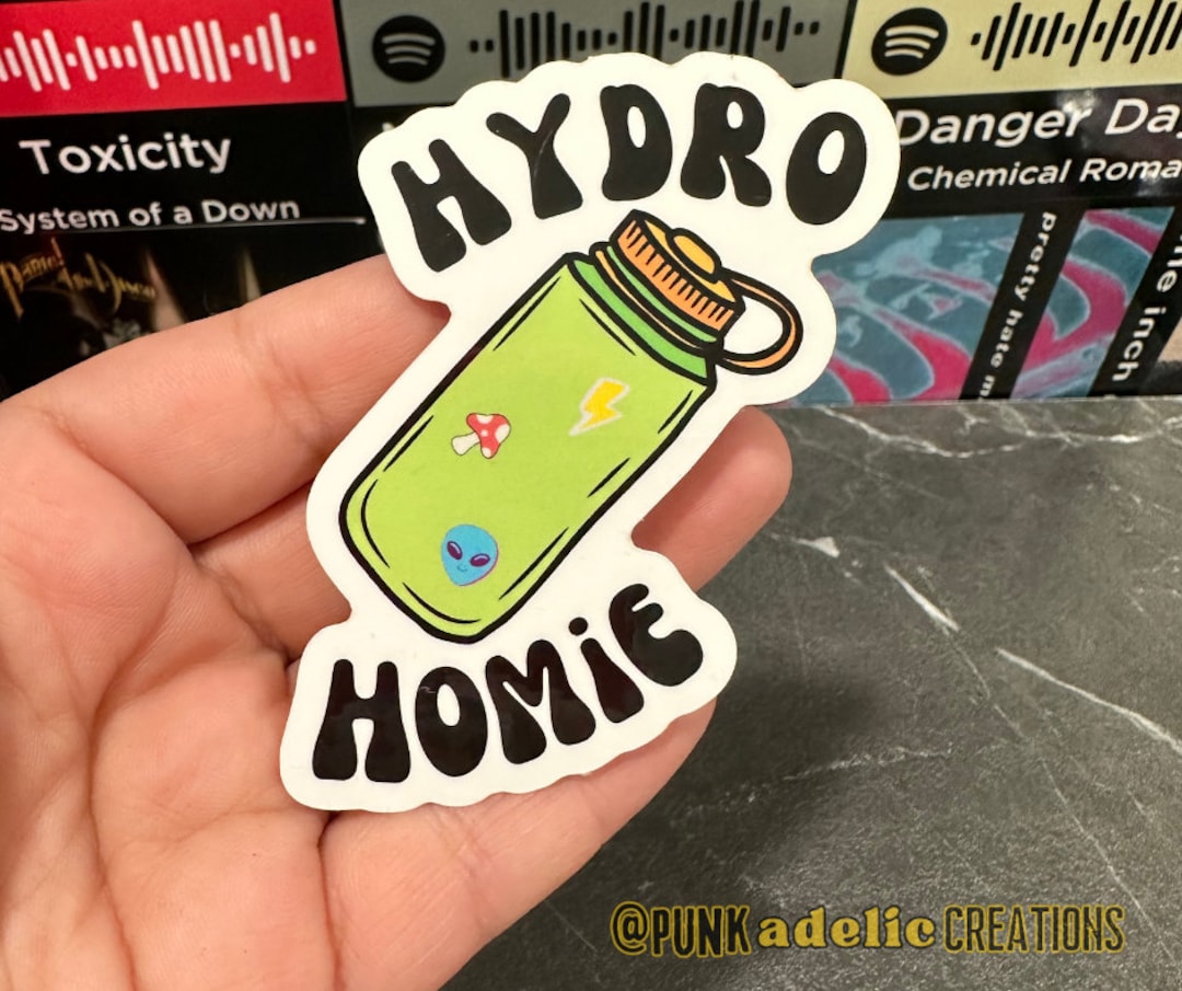 Hydro Homie Water Bottle Sticker Watertok Water Bottle - Etsy