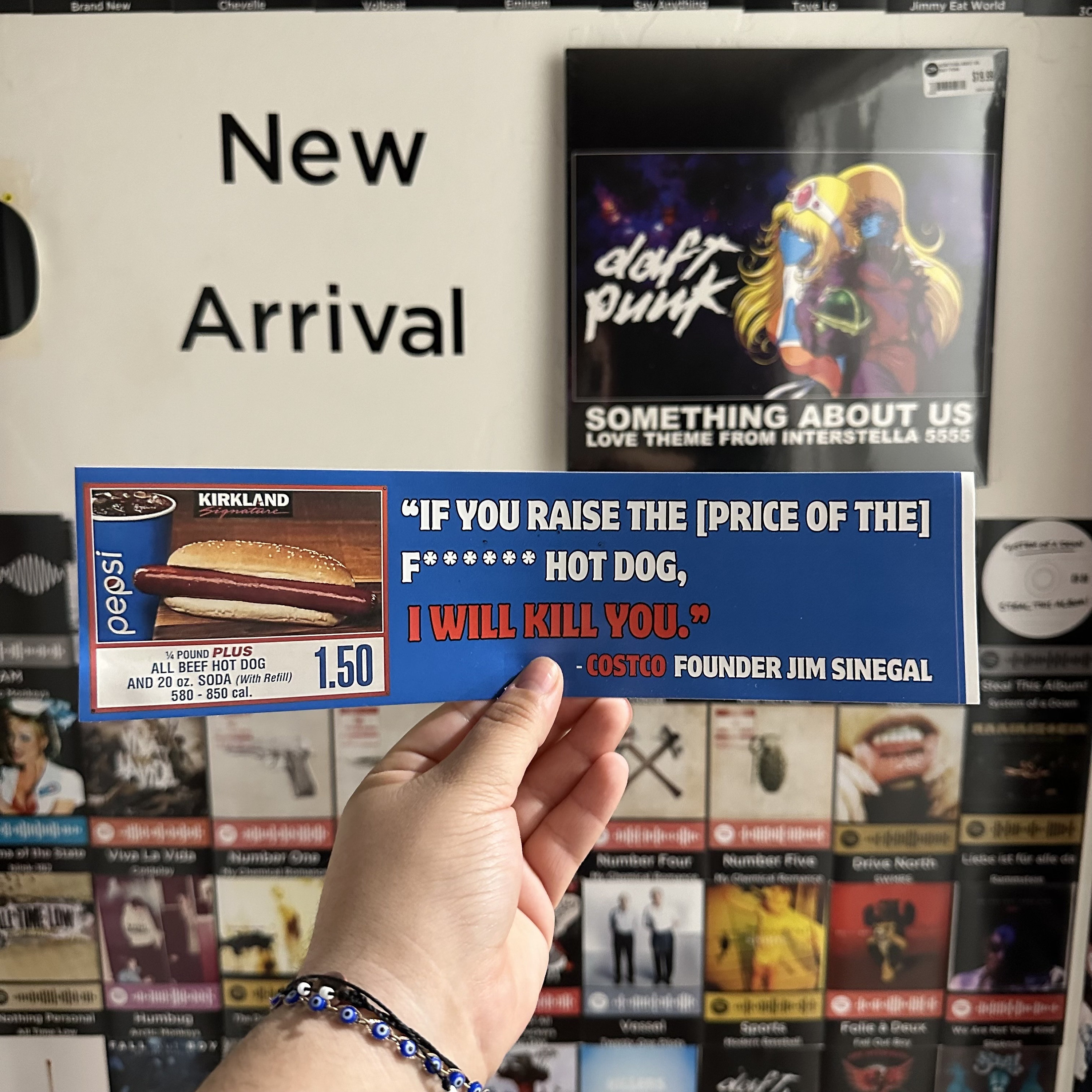 Food Court Hot Dog Bumper Sticker, Quote, Costco, Car Sticker, Hot Dog ...