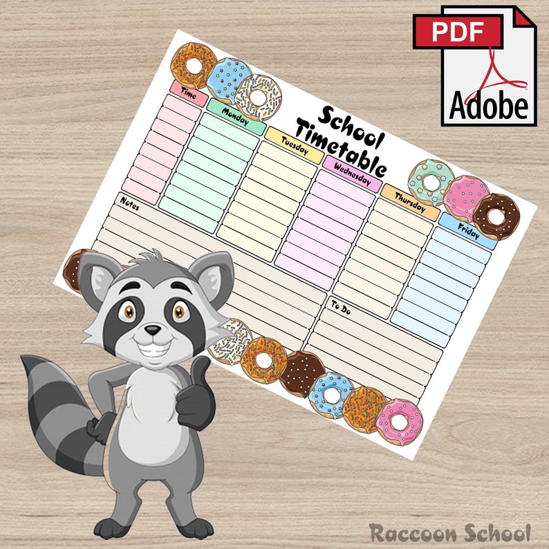 Weekly Homeschool Schedule for Kids Printable School - Etsy