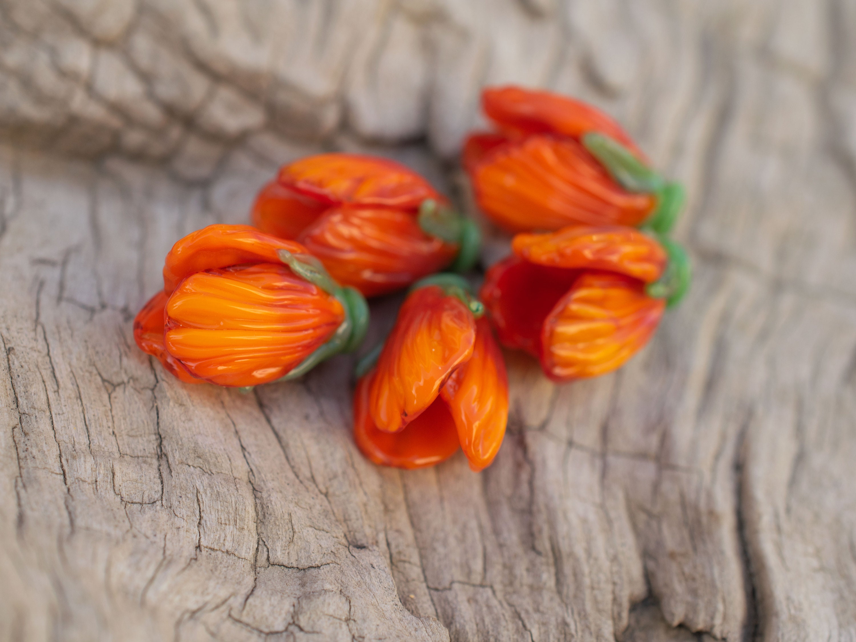 Lampwork Flower Bead 1 Pc Glass Beads for Jewelry Making DIY - Etsy