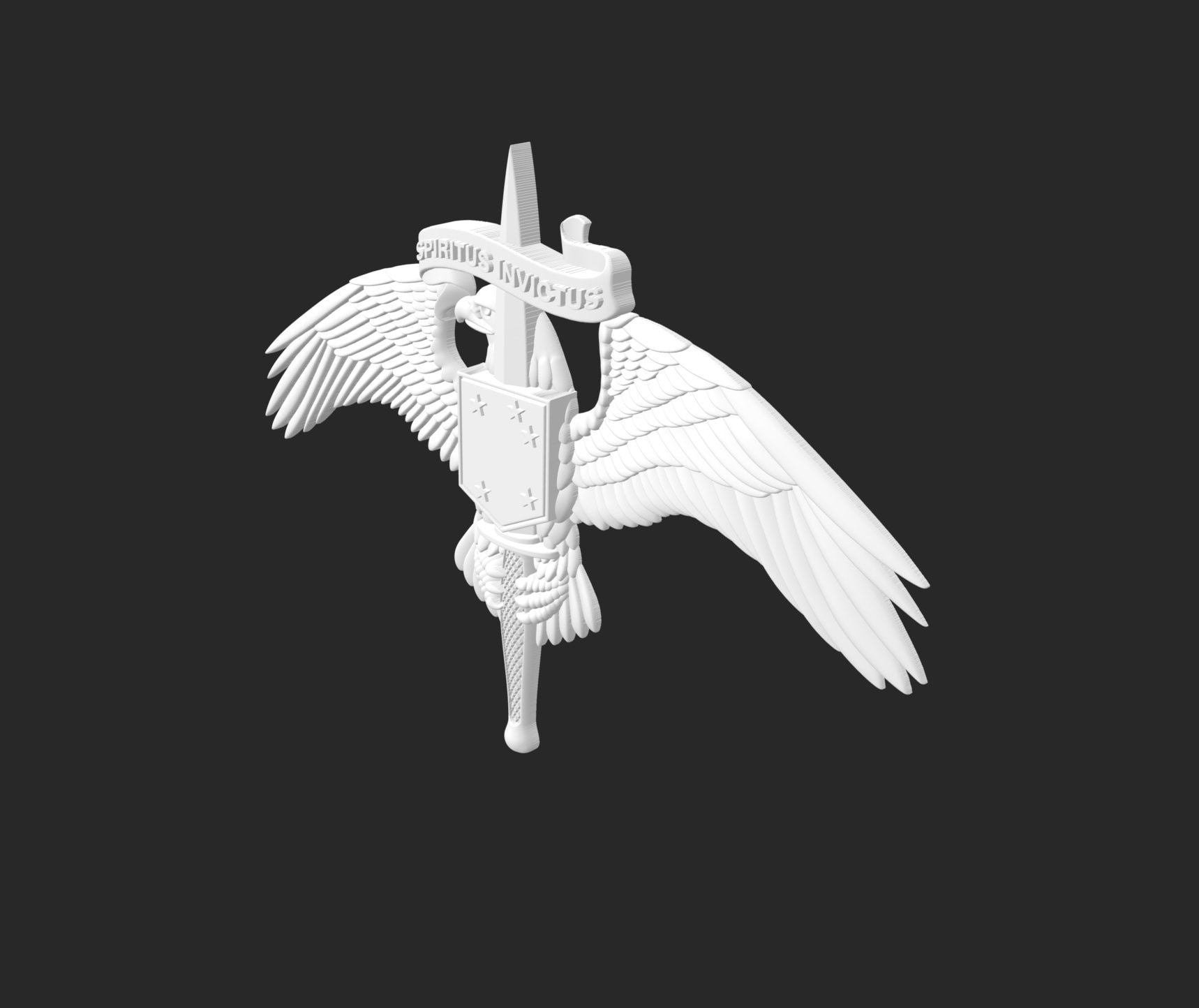 Marine Raider MSOI Badge STL 3D File, MARSOC, Special Operations, Usmc ...