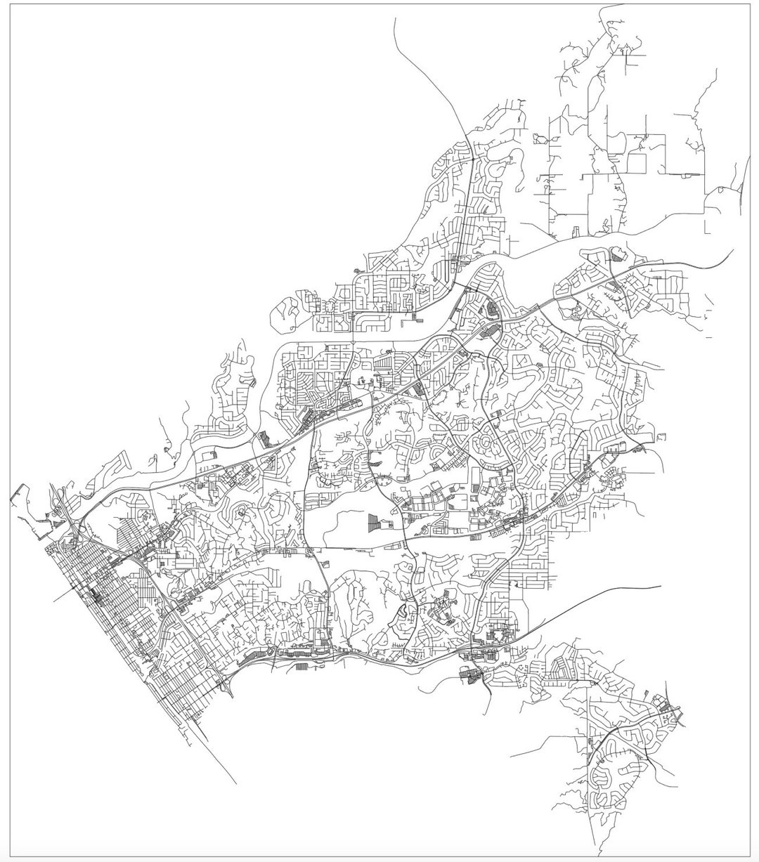 Oceanside, California High Quality SVG File for Engraving or Other ...
