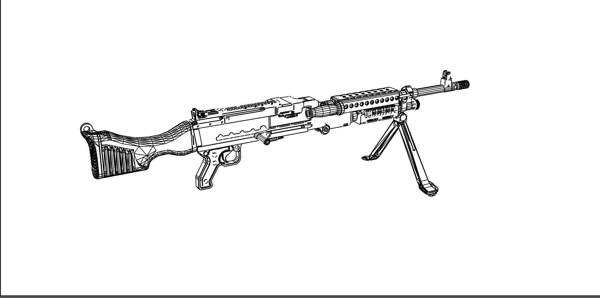 Coloring Pages Of Machine Guns