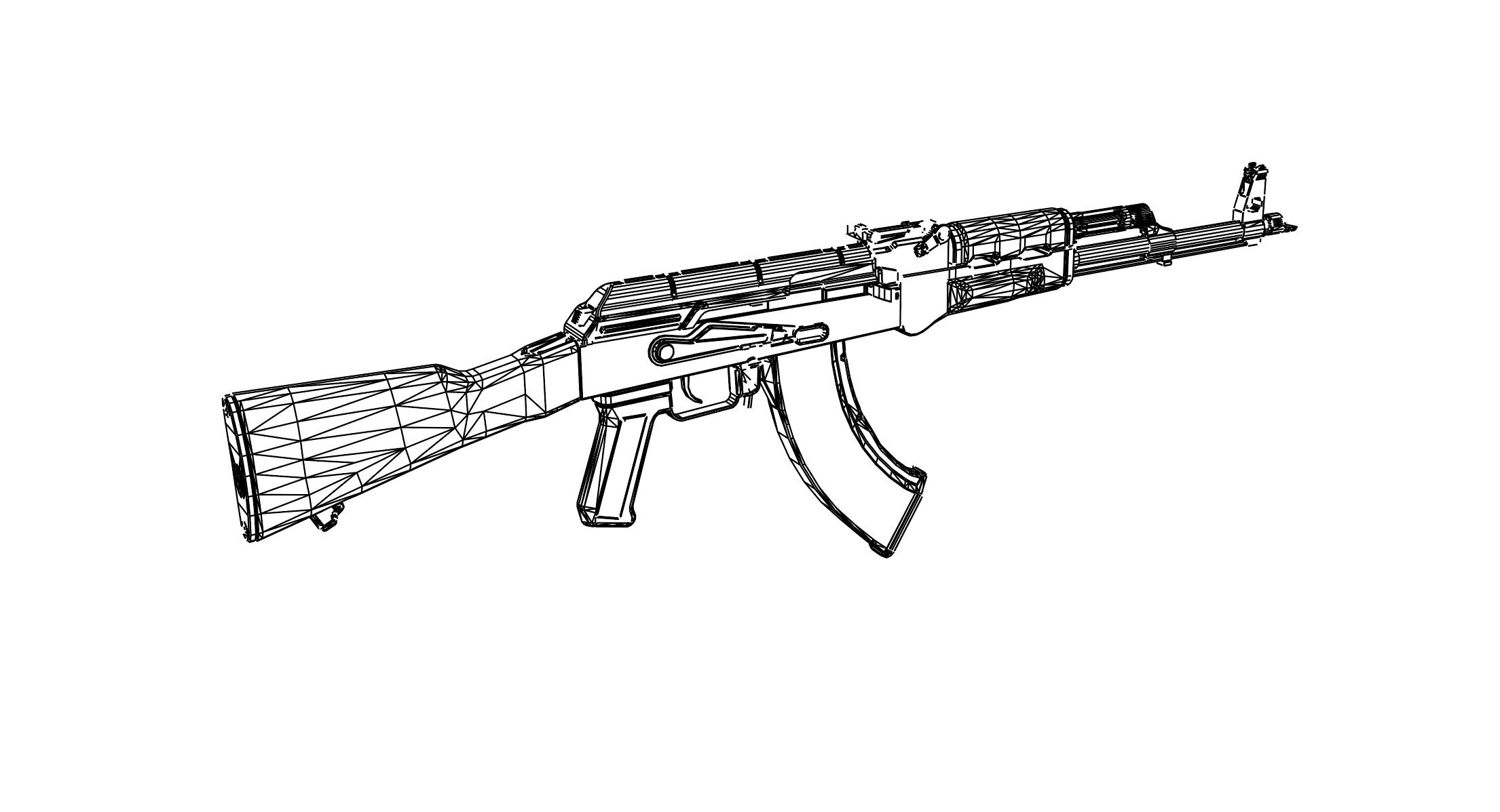 Ak 47 Coloring Pages