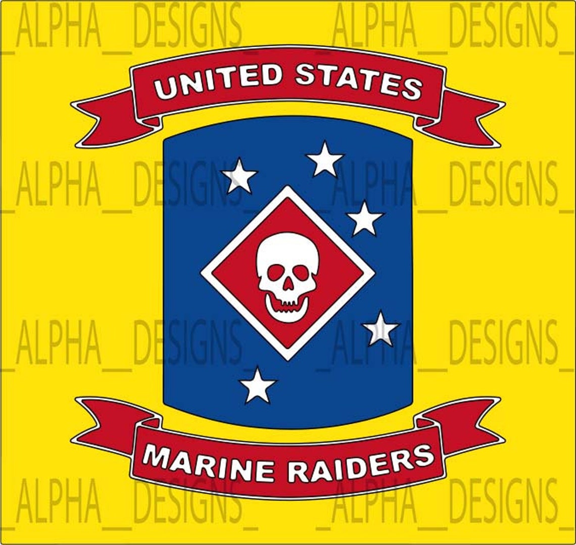 United States Marine Raiders Banner Svg Digital Download - Socom ...