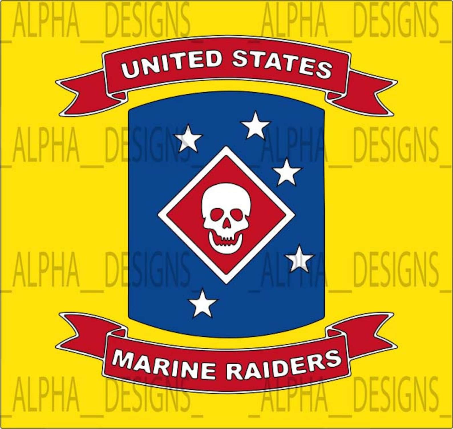United States Marine Raiders Banner Svg Digital Download - Socom ...