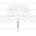 Marine Raider Freefall Badge Svg Digital Download - Skydive, Military ...