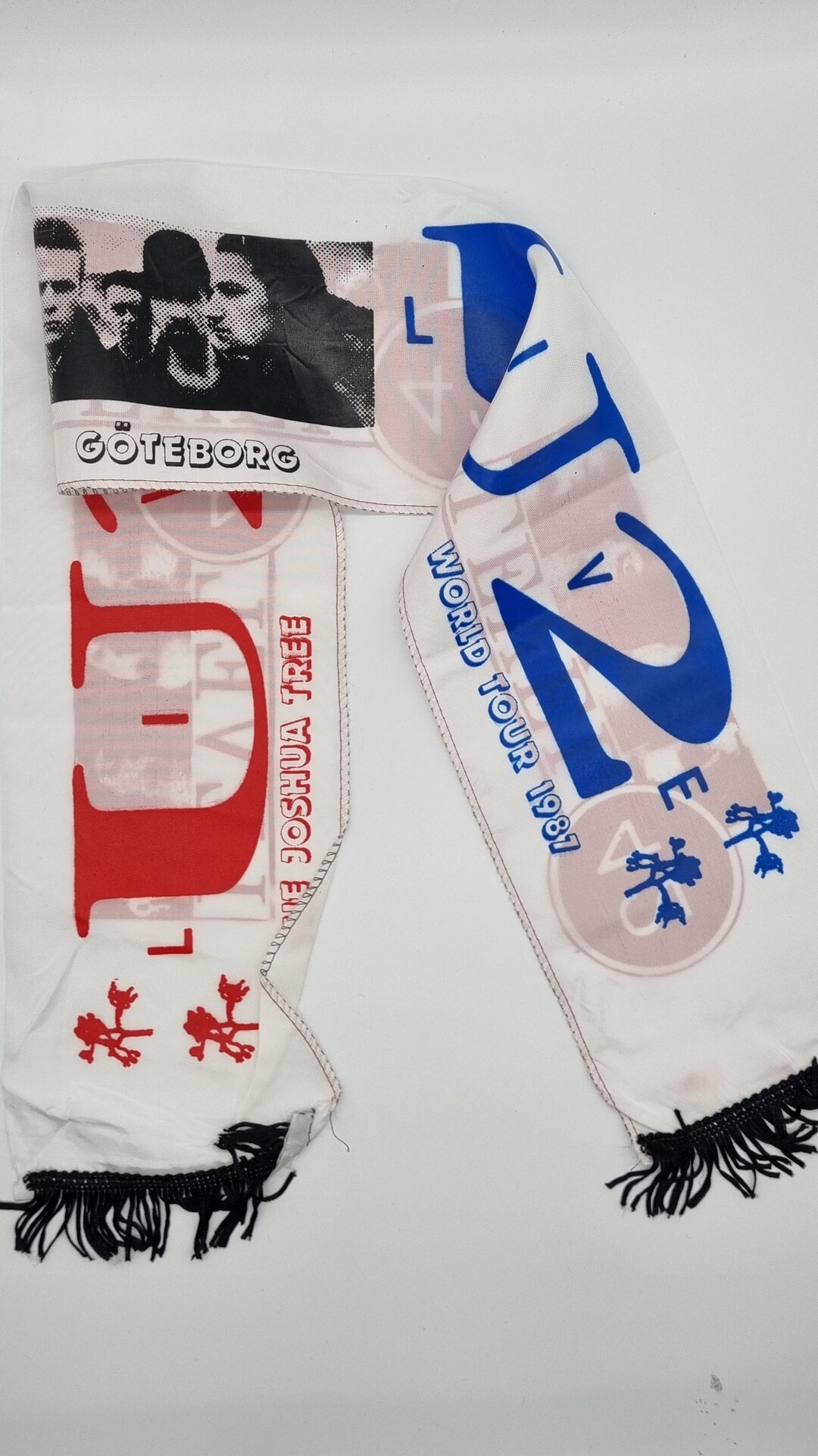 Tour Scarf U2 / Level 42 Scarf Banner 80s 90s - Etsy