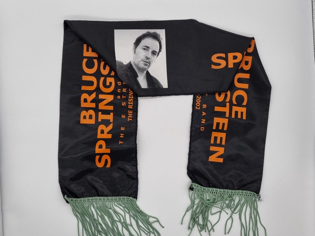 Bruce Springsteen 2002 Tour Scarf Scarves Concert Rare Merchandise ...