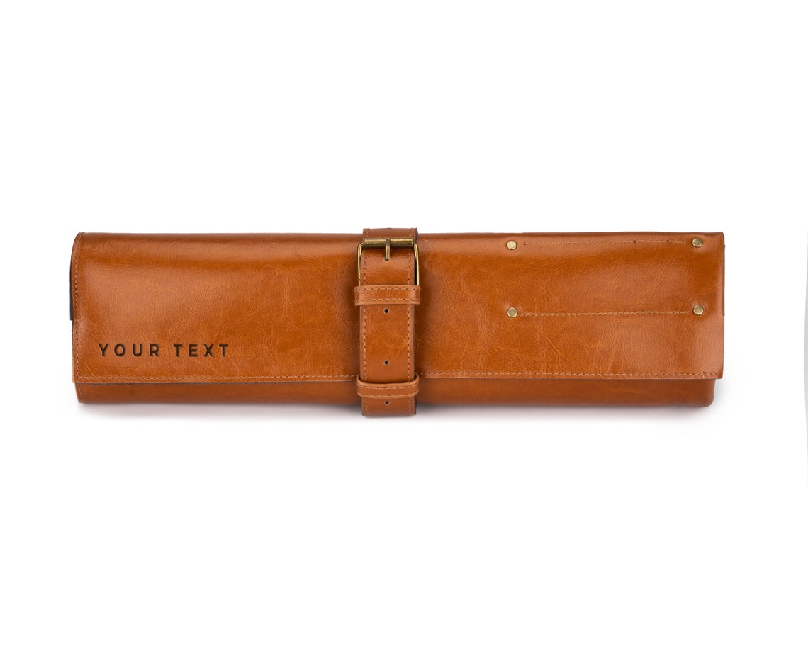 Personalized Leather Knife Roll Custom Knife Case Leather - Etsy