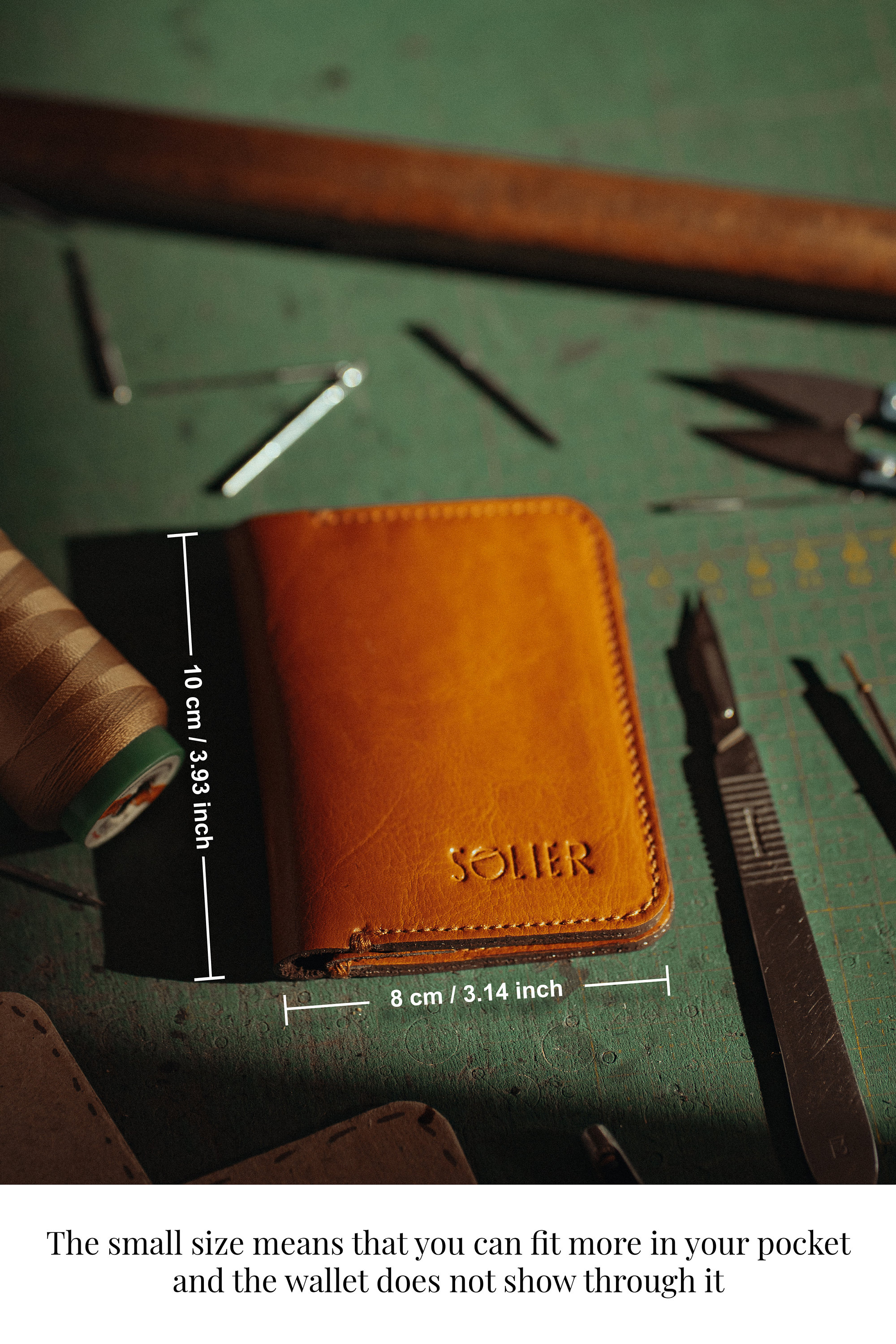 Personalized Leather Men's Wallet for Coins and Cards | Etsy