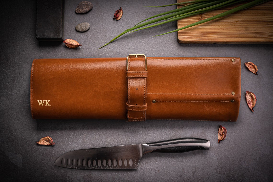 Personalized Leather Knife Roll Custom Knife Case Leather - Etsy