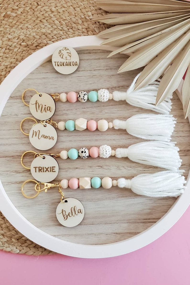 Personalized Keychain | Name Tag Keychain | Name Keychain for Backpack ...