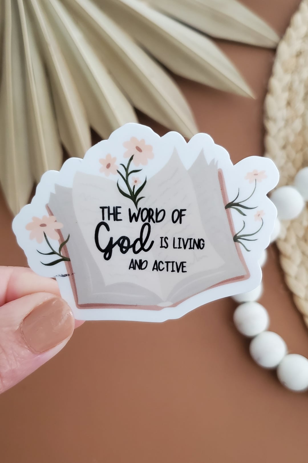 WORD OF GOD Sticker | Faith Decal Waterproof | Bible Verse Sticker ...