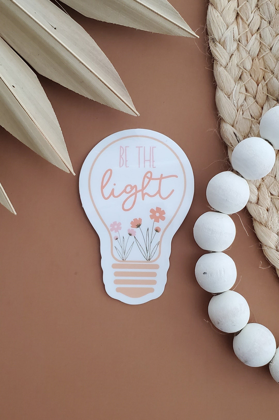 BE THE LIGHT Sticker | Christian Faith Decal | Waterproof | Shine Your ...