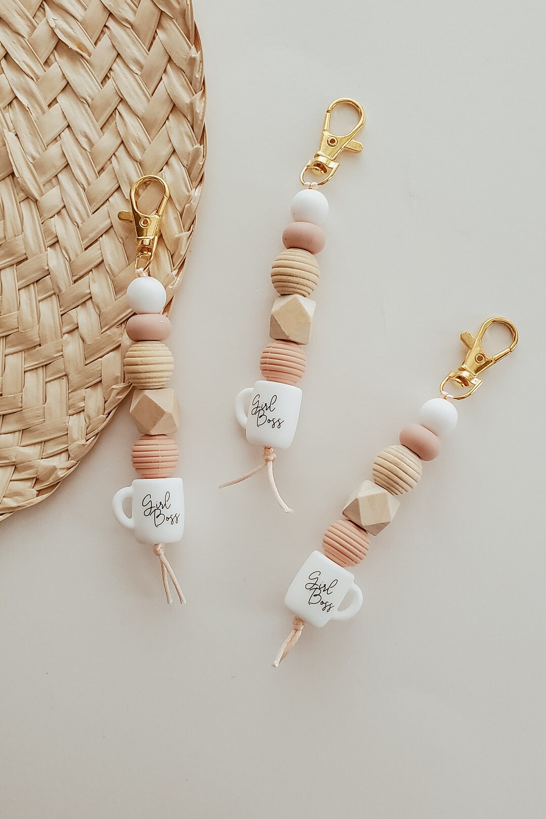 GIRL BOSS Coffee Cup Keychain Small Business Owner Gift Boss Mom Small ...