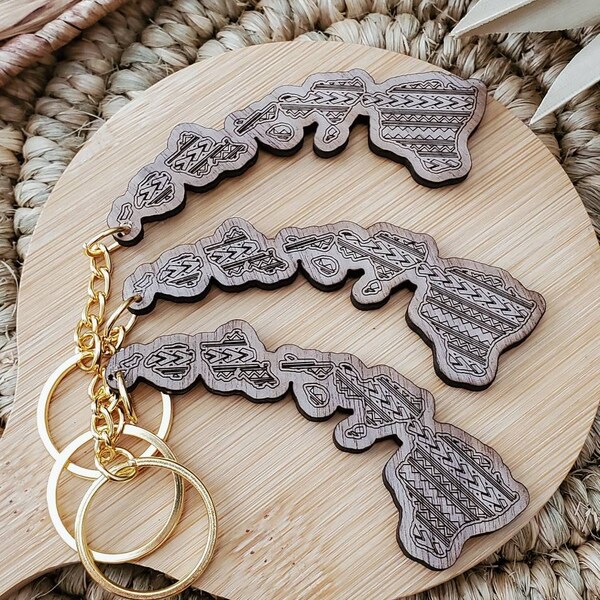 Tribal Keychain - Etsy