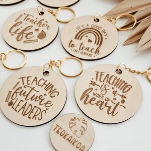 Teacher Quote Keychain, Engraved Keychain Gift, Teacher Appreciation ...