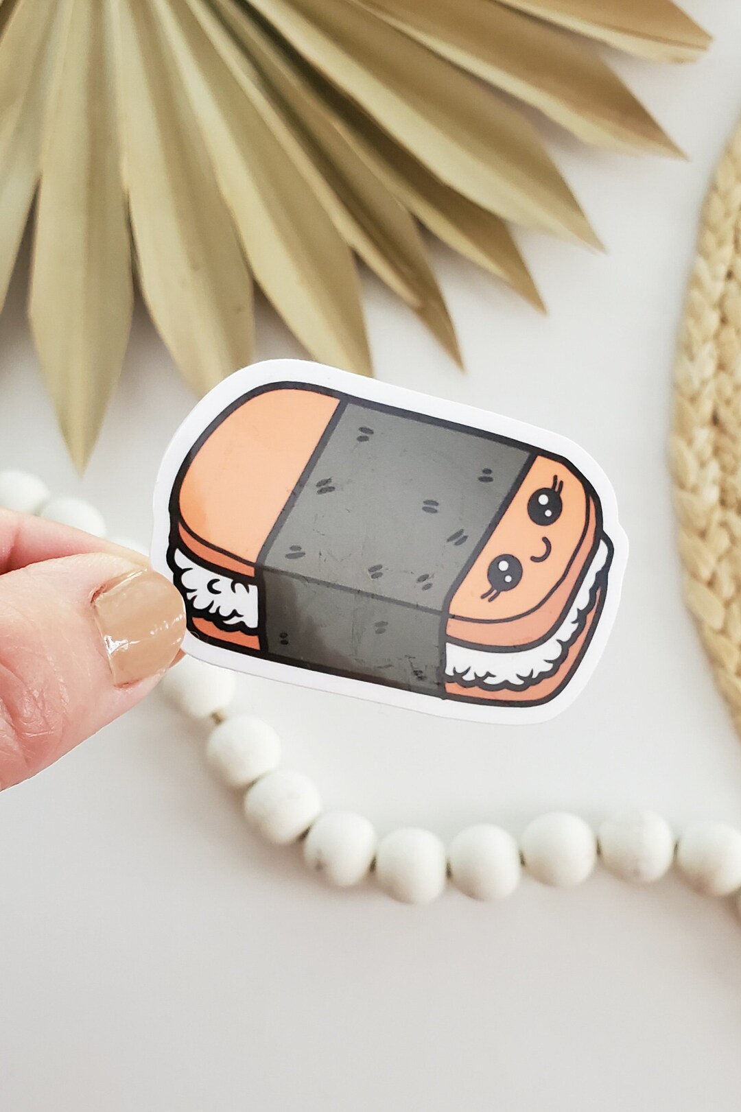 SPAM MUSUBI STICKER Spam Sticker Hawaii Food Sticker Kawaii - Etsy