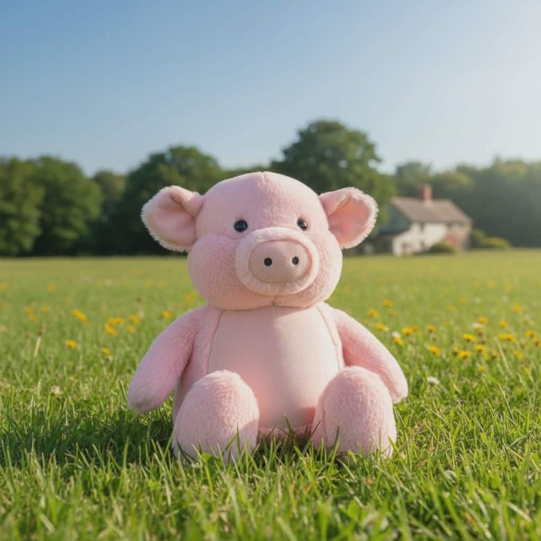 Embroidered Pig Teddy Bear – Personalized Baby Keepsake - Etsy UK