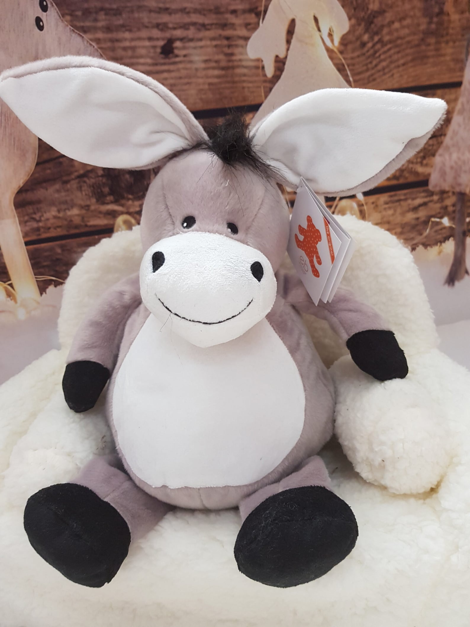 Personalised Donkey Teddy Grey Donkey Donkey Soft Toy - Etsy UK