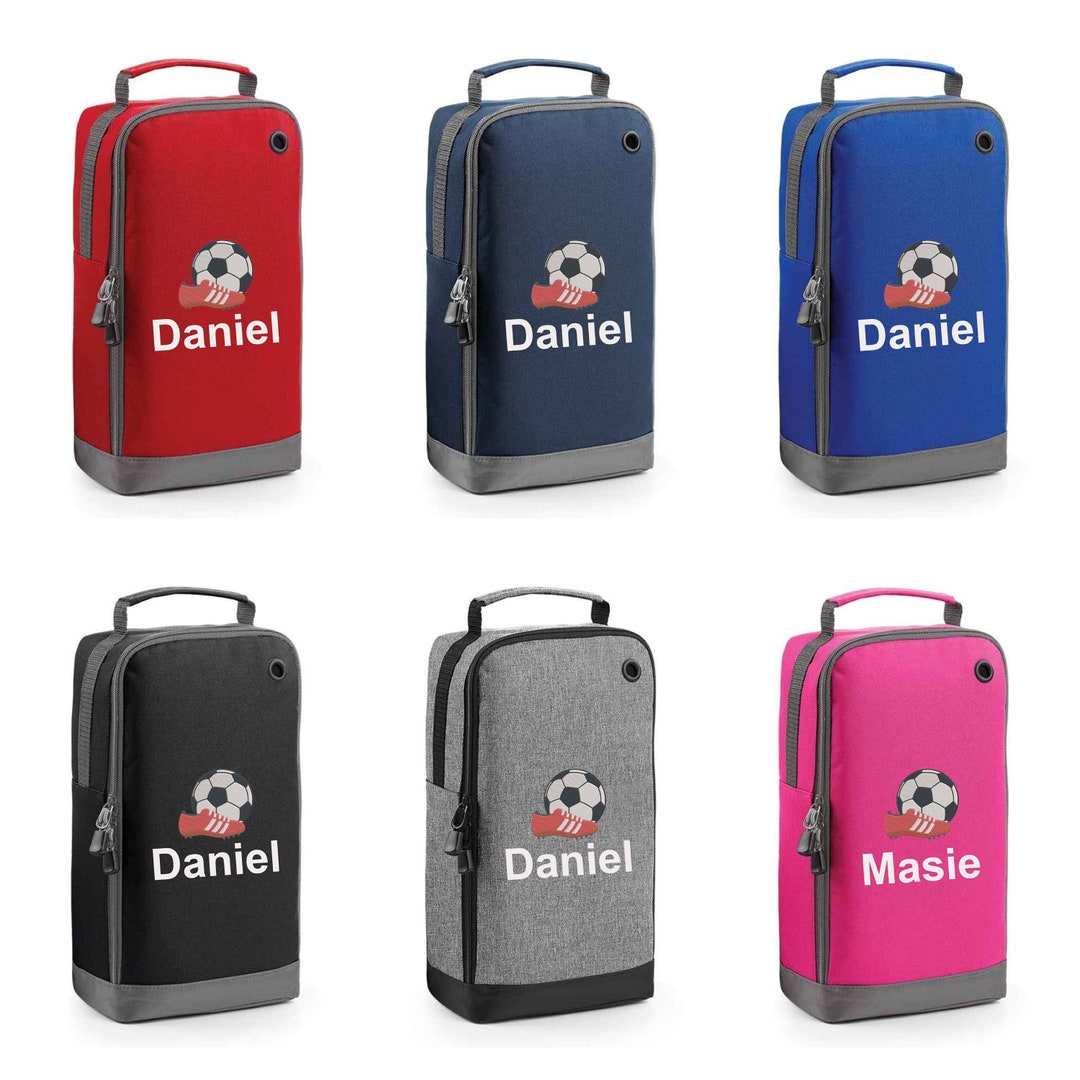 Personalised Embroidered Football Boot Bag, Embroidered Boot Bag, Name ...