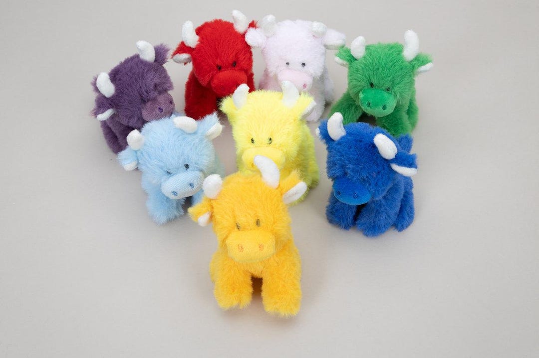Highland Cow Soft Toy, Mini, Cuddly Toy, Cow Gift, Newborn, Present ...