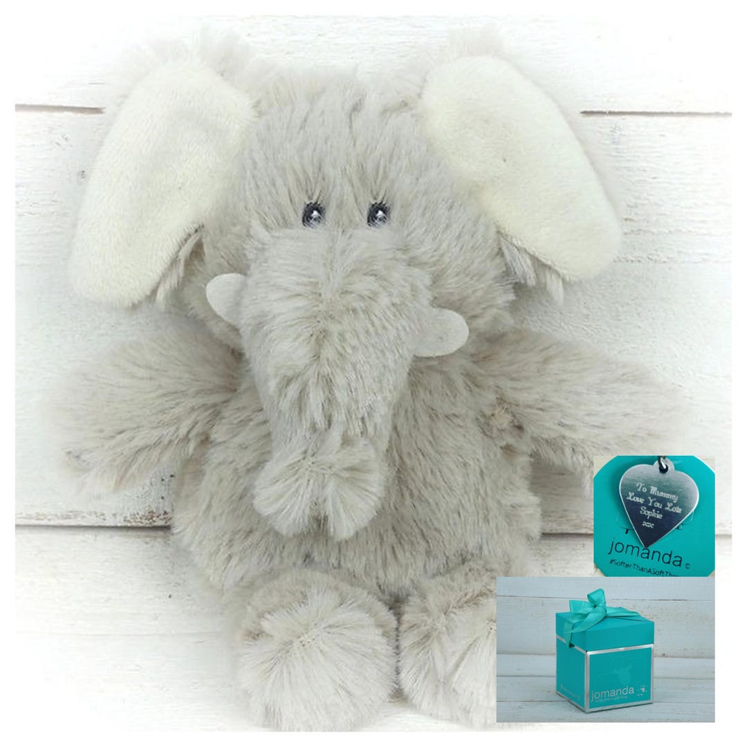 Elephant Soft Toy, Baby Elephant, 13cm Mini Teddy Bear, Cuddly Toy, CE ...