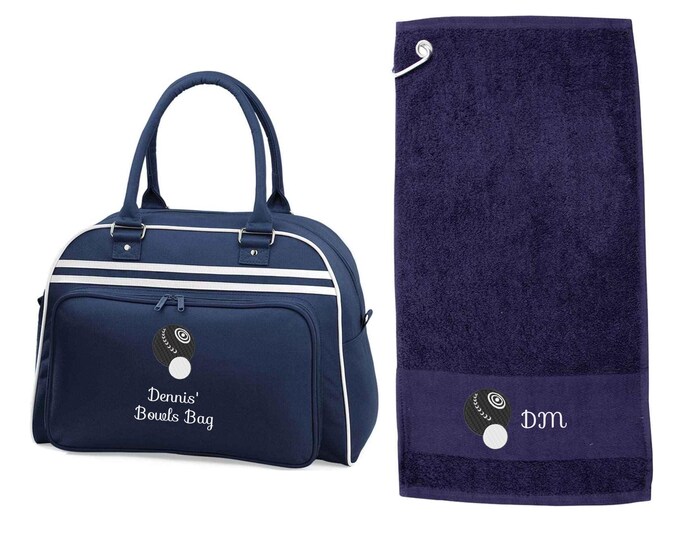 Vintage Leather Lawn Bowls Bag With 2 Jacques Bias 2 Lawn Bowls and ...