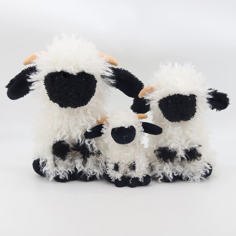 Mini Valais Sheep Plush Toy: Cuddly Gift, CE Tested - Etsy
