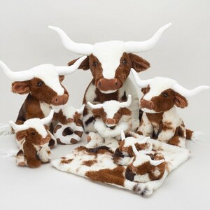 Texas Longhorn Cow Baby Slippers: Plush Gender Neutral Gift - Etsy