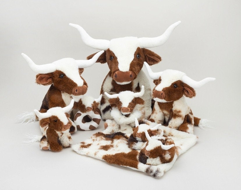 Texas Longhorn Cow Baby Slippers: Plush Gender Neutral Gift - Etsy