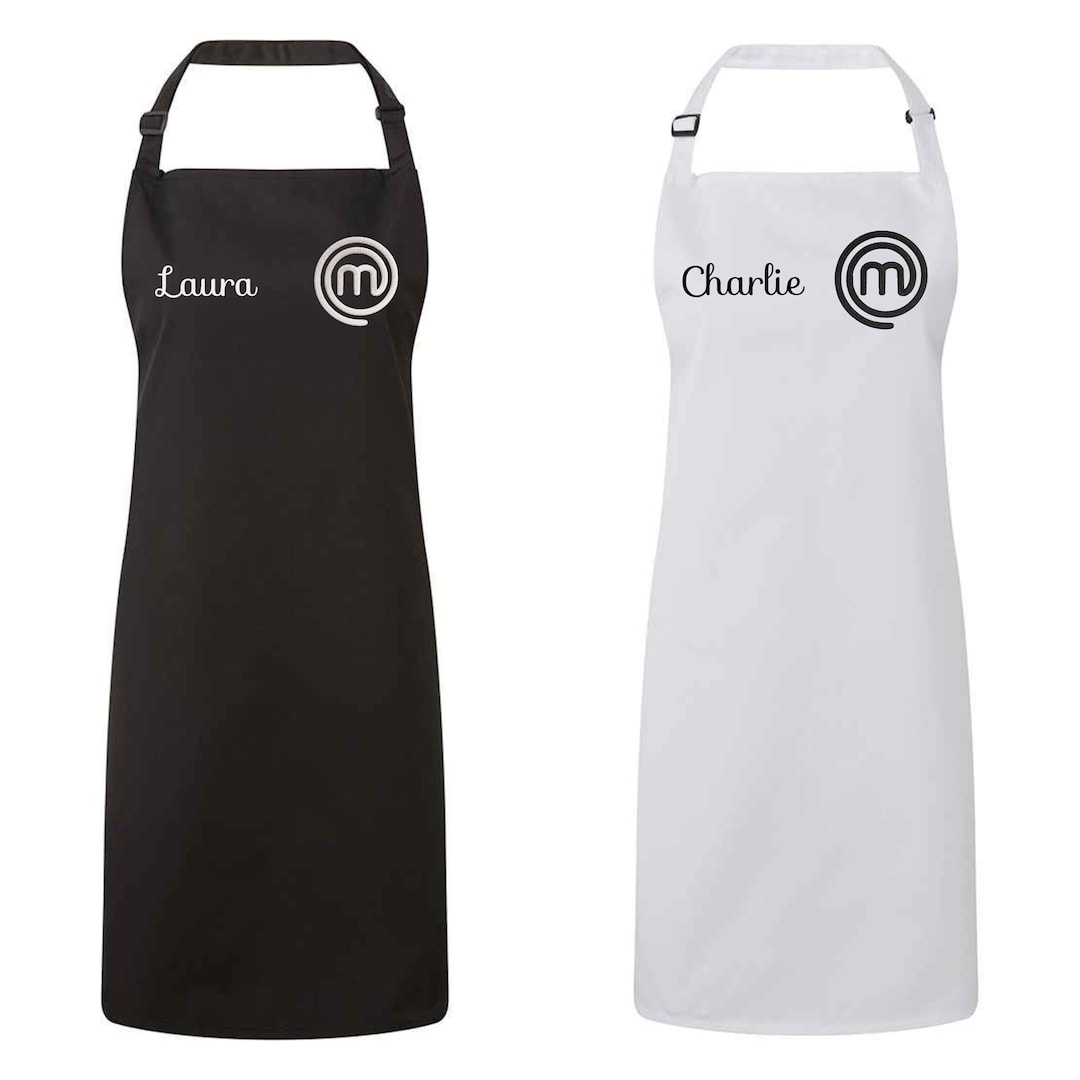 Personalised Masterchef Cooking Apron Embroidered With A Name Apron - Etsy