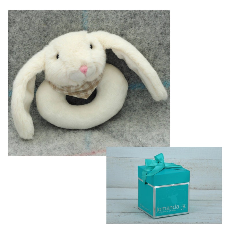 Bunny Rattle - Etsy