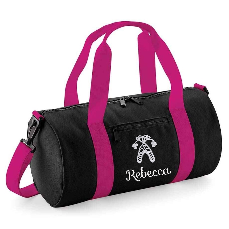 Personalized Irish Dance Barrel Bag: Embroidered Name, Ballet Gym Bag ...