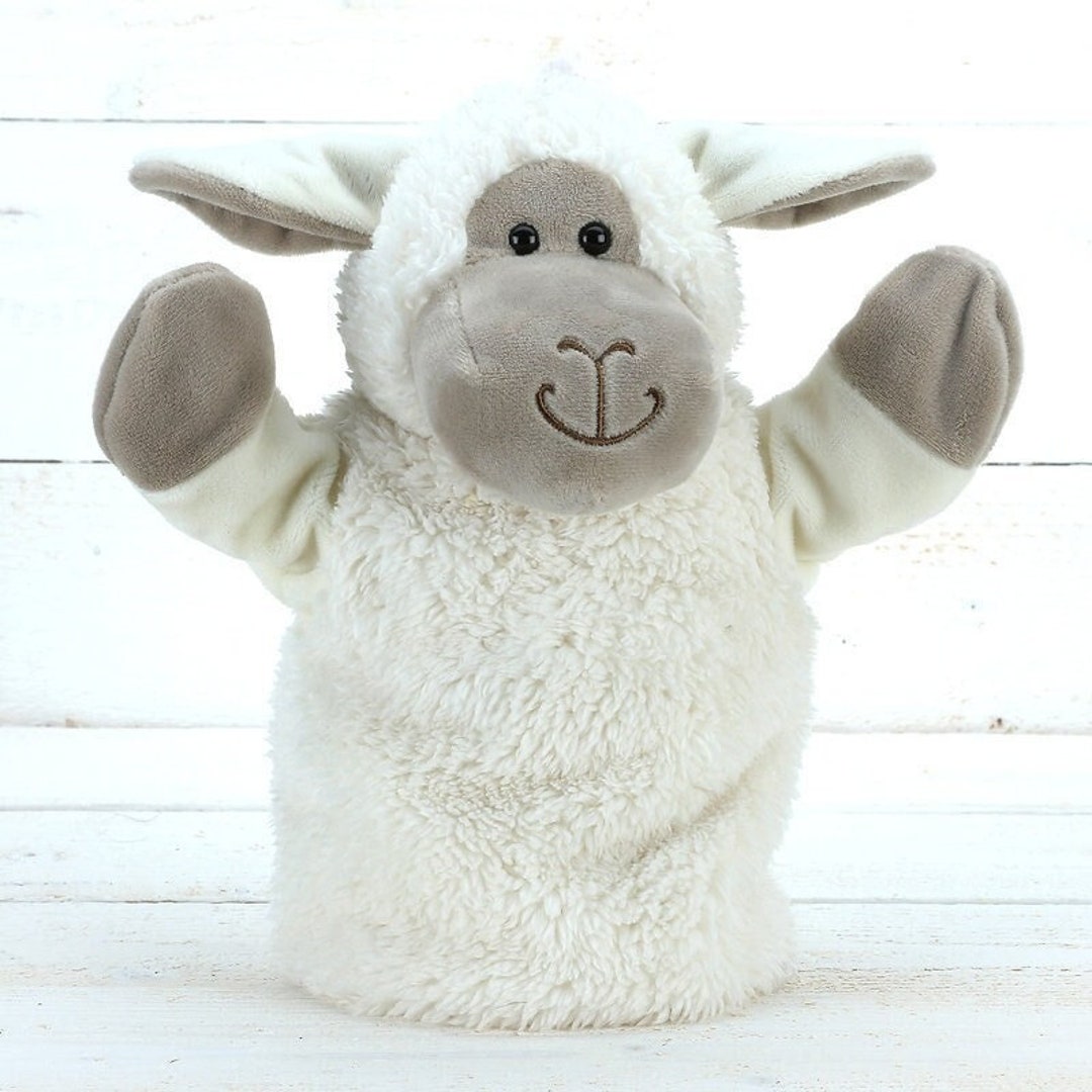 Sheep Hand Puppet, Soft Plush Hand Puppets, Story Telling & Ideal Gift ...