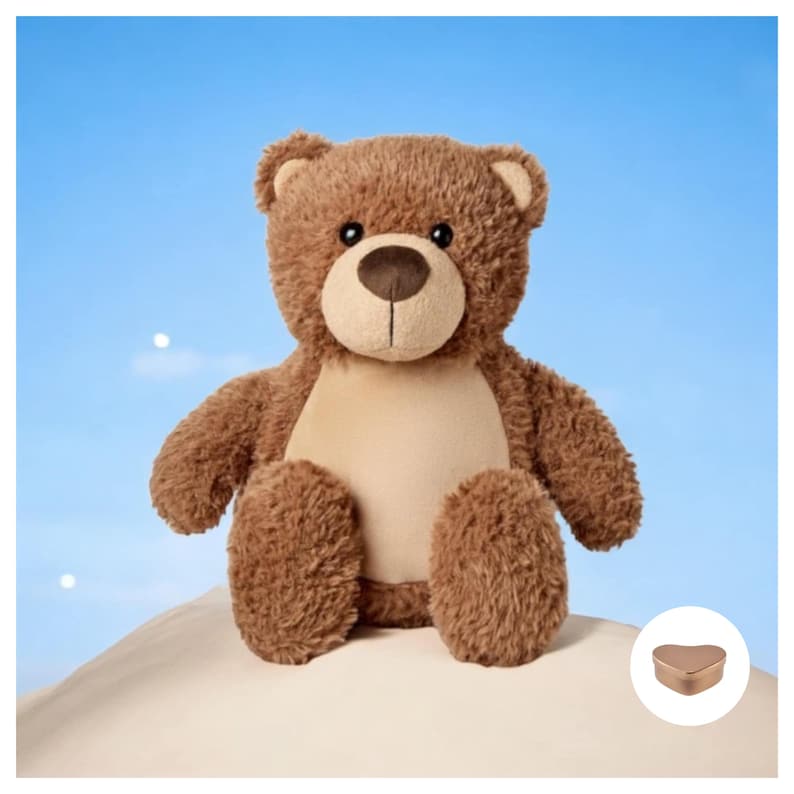 Personalized Ashes Fox Memory Bear: Keepsake Memorial Gift - Etsy UK