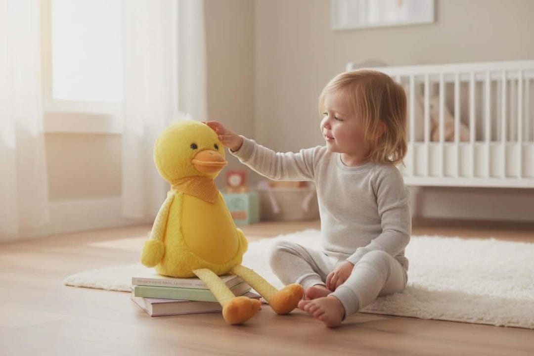 Personalised Duck Teddy Bear – Soft Plush Custom Name Keepsake Toy - Etsy