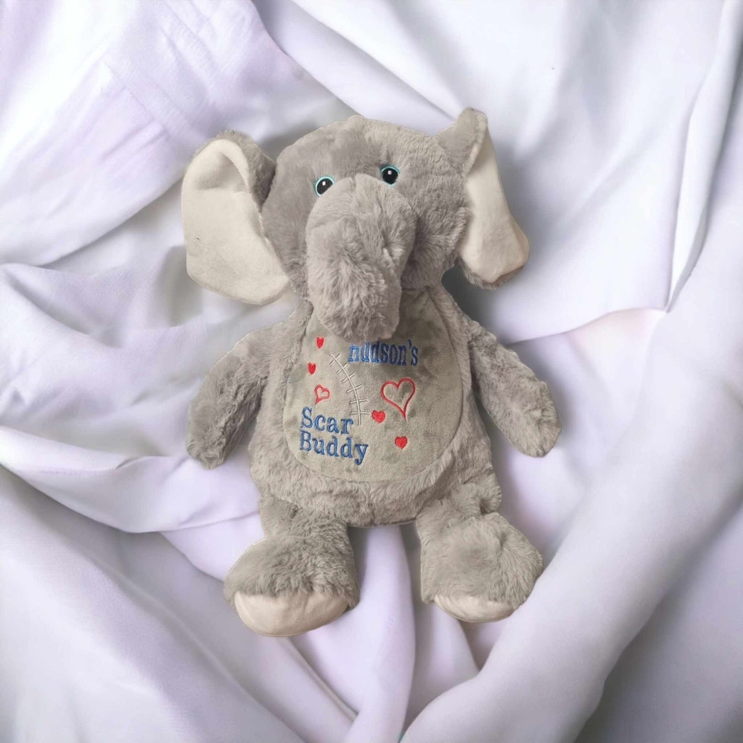 Elephant Scar Buddy CHD, Heart Awareness Bear, Heart Surgery Bear, CHD ...